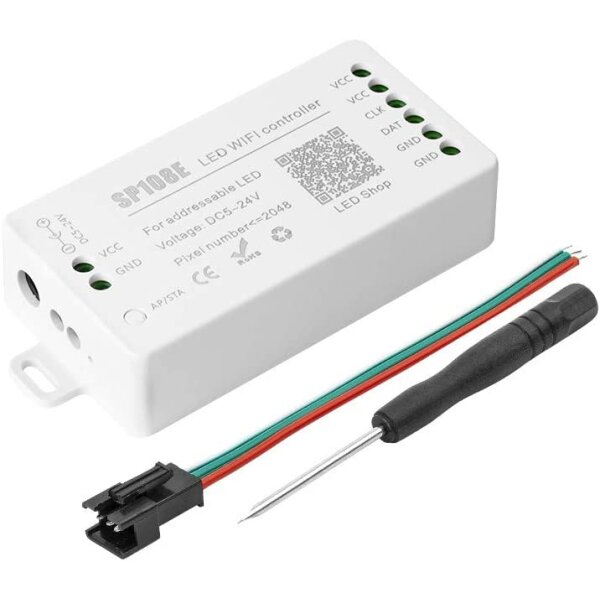 SP108E LED-Pixel-Controller WLAN Wifi & App, 39,95